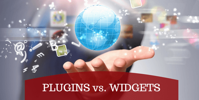 Plugins vs. Widgets